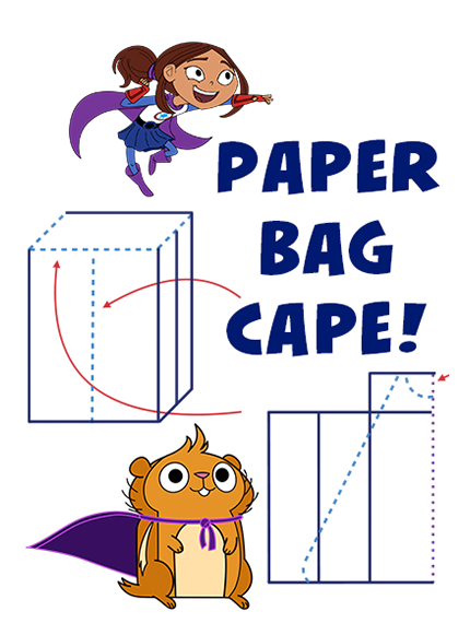 Paper Bag Cape - Hero Elementary
