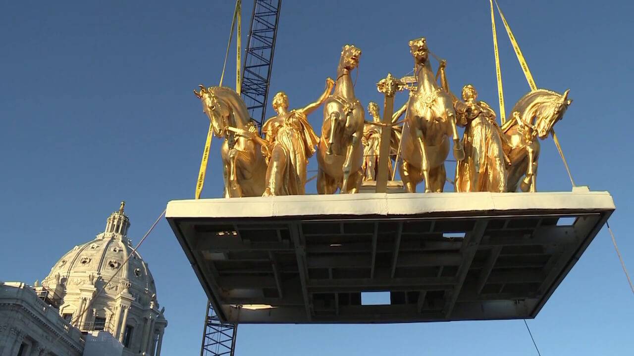 The Quadriga's Return Atop the State Capitol | TPT Originals