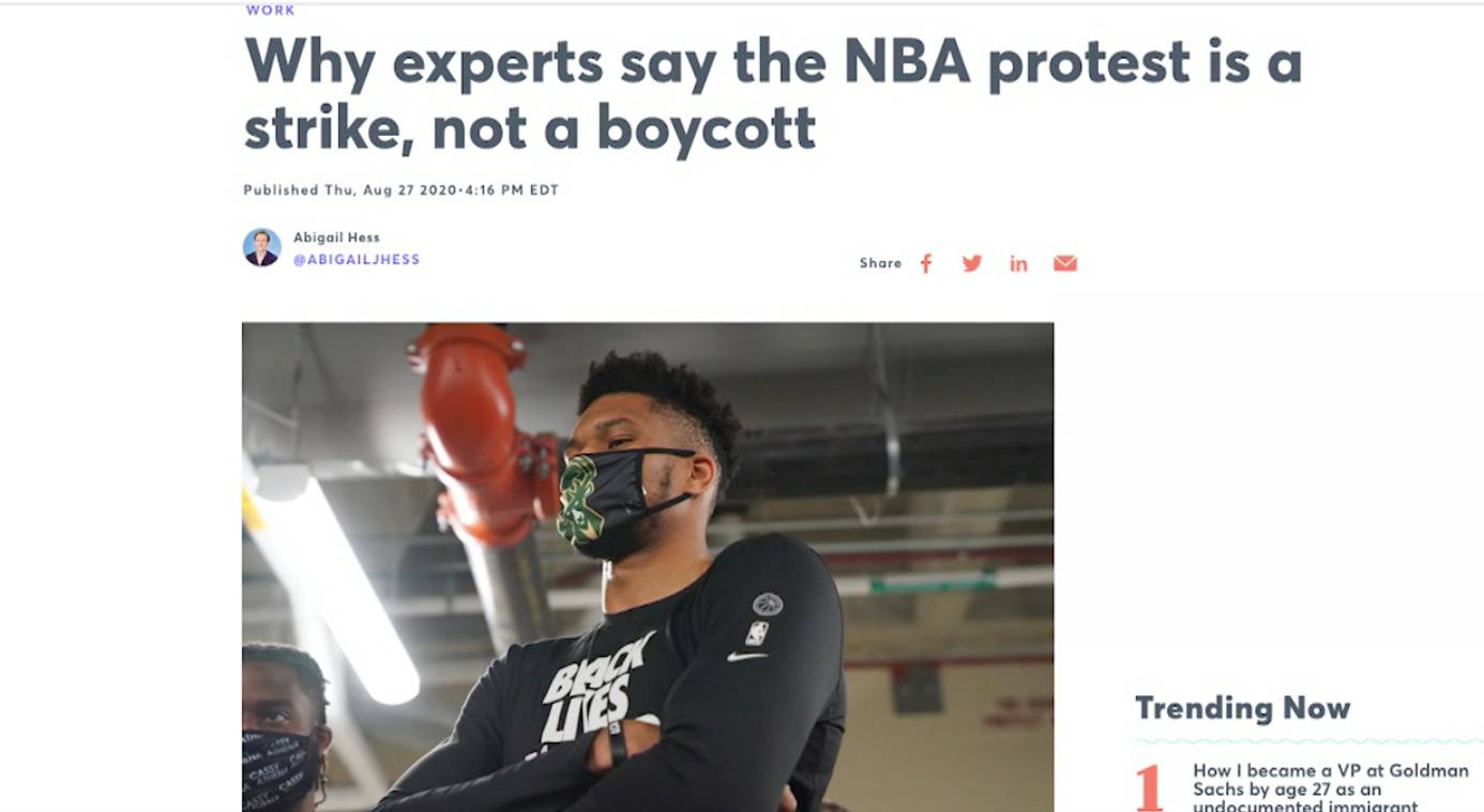 Professional Sports Boycott or Strike? | TPT Originals